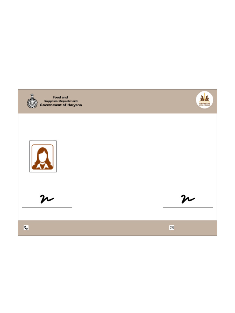 Ration Card | PDF
