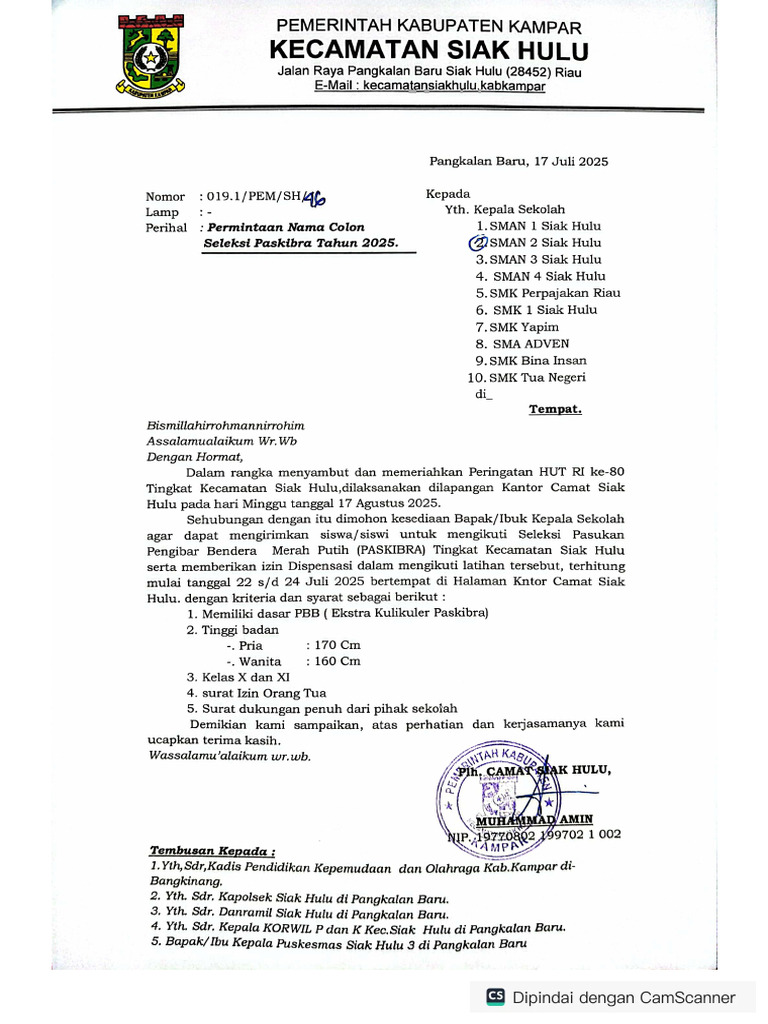 SMAN 2 Siak Hulu | PDF