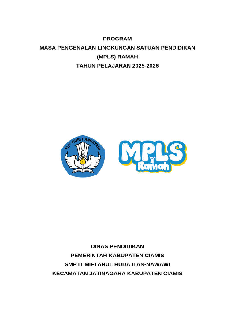 MPLS Ramah SMP IT Miftahul Huda 2025 | PDF