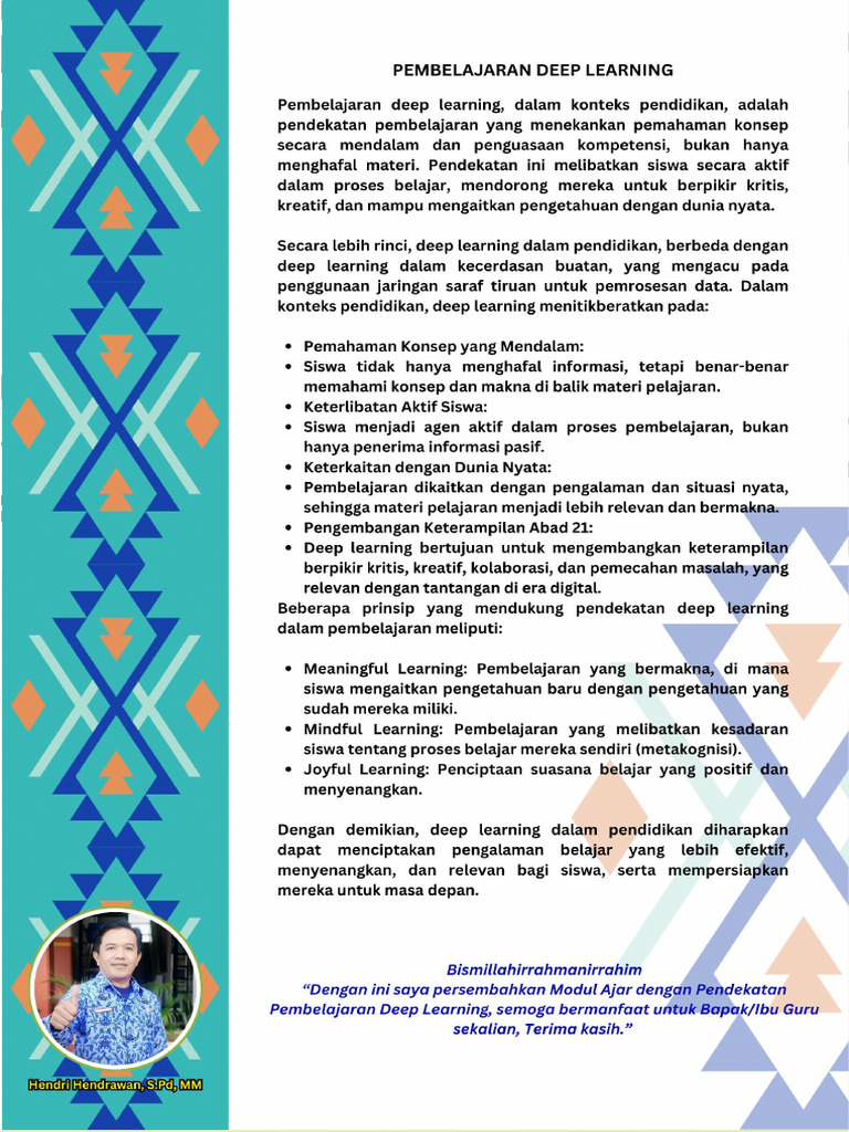 Modul Ajar Deep Learning Ipas Kelas 4 | PDF