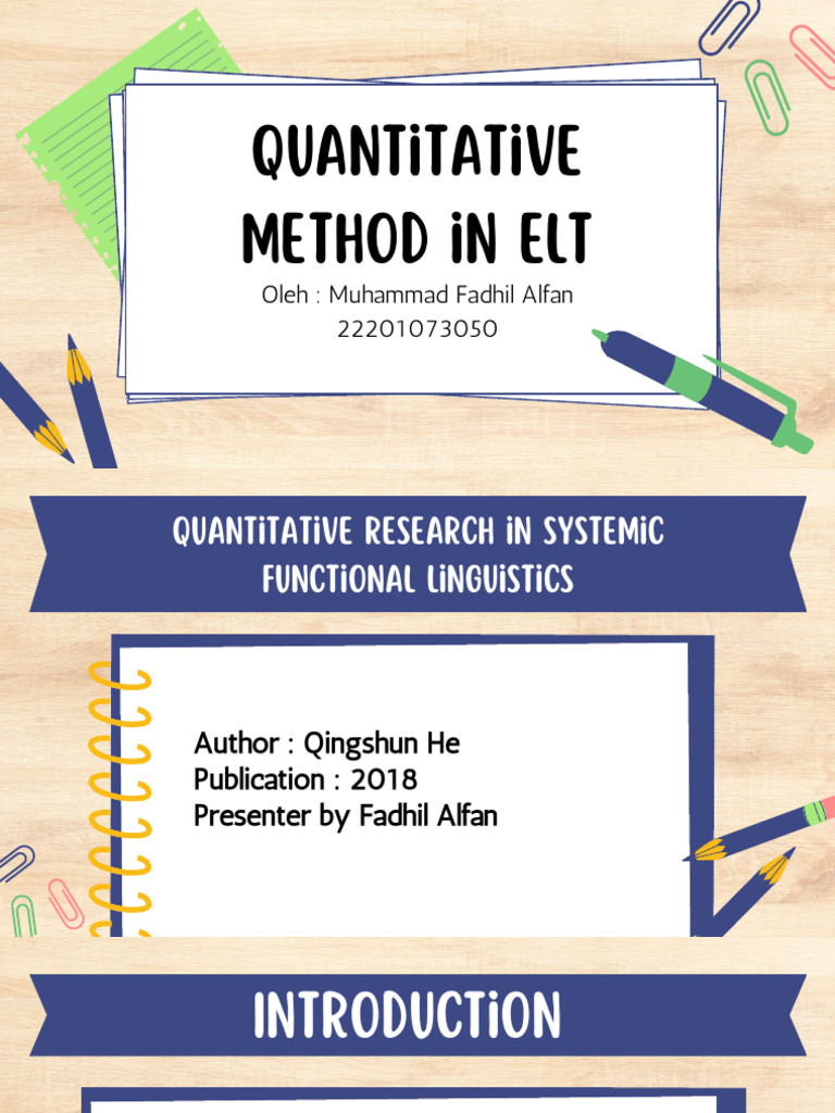 Quantitative Ppt | Pdf