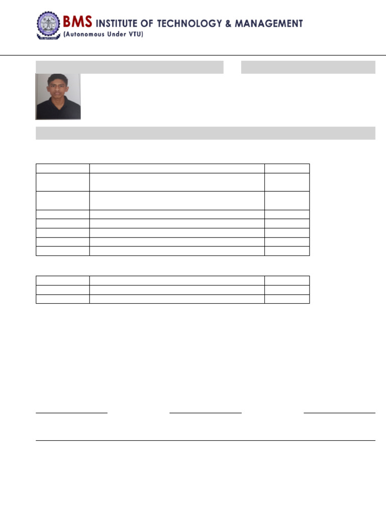 Course Registration Report | PDF