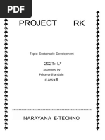 Project Work: Social Science | PDF | Sustainability | Sustainable ...