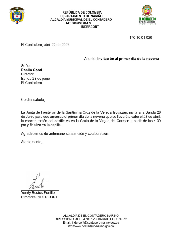 26 Invitación Banda 28 de Junio | PDF
