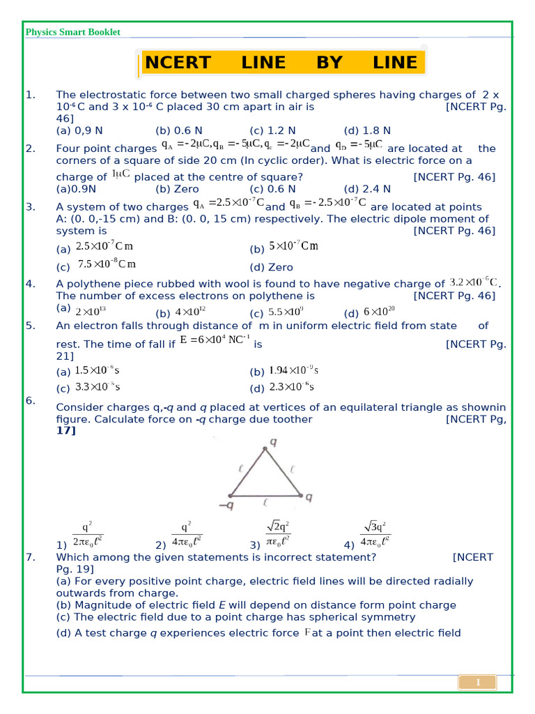 Charge Dynamics in Electric Fields | PDF | Capacitance | Capacitor