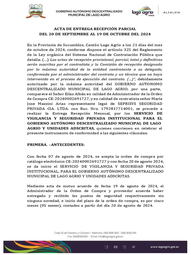 2 Acta Recepcion Parcial 2-Signed-Signed (1) NF | PDF