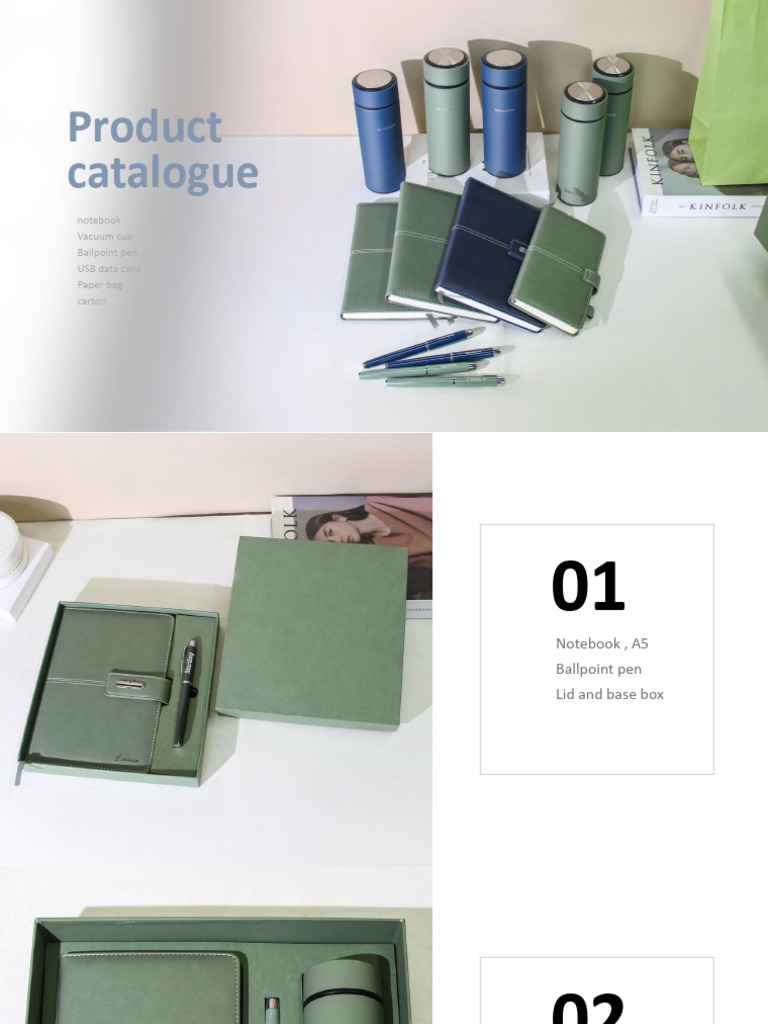 Product Catalogue: Notebook Vacuum Cup Ballpoint Pen USB Data Card ...