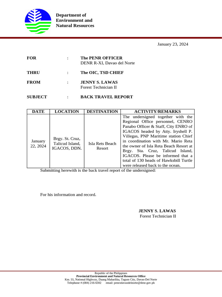 Back To Office Report | PDF