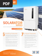 Solaryaan 1 Phase Datasheet July 22 | PDF | Alternating Current | Mains ...
