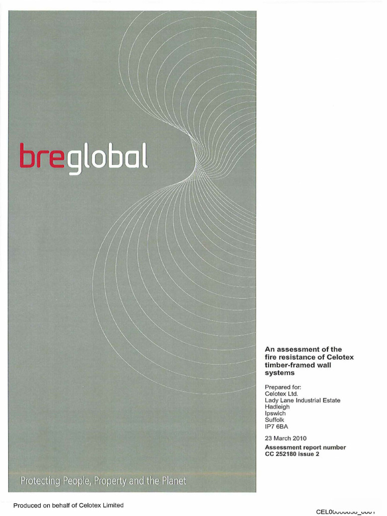 CEL00000638 - BRE Revised Timber Frame Fire Report Including FR4000 ...