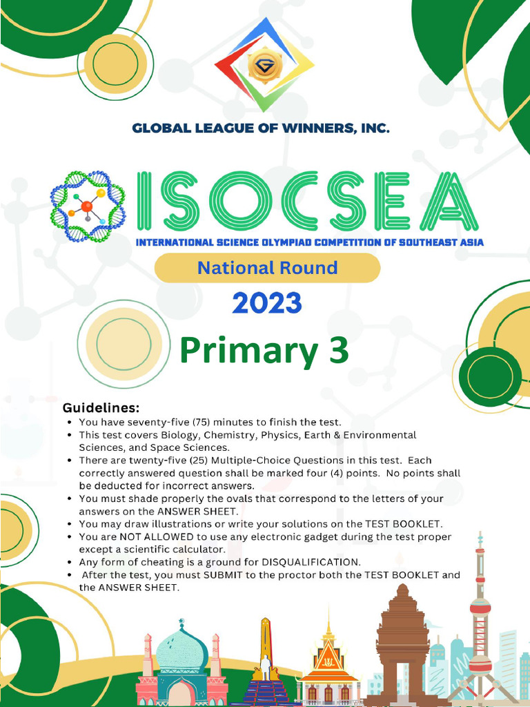 2023 Isocsea NR Test p3 Grade 3 | PDF | Atmosphere Of Earth ...