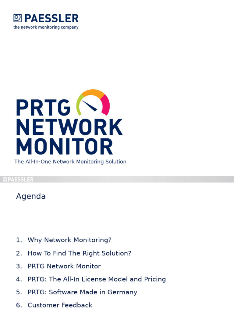 PRTG Network Monitor Overview and Pricing | PDF | Computer Science ...