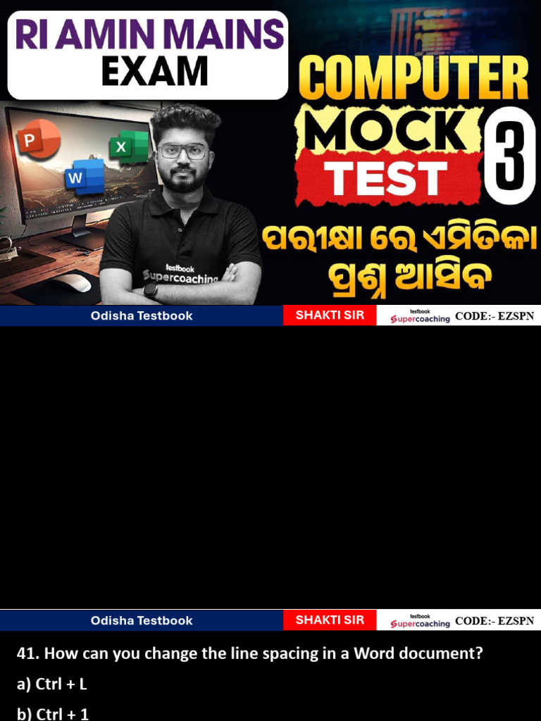 Computer Mock 3 Ri Ari Amin | PDF | Microsoft Word | Microsoft Access