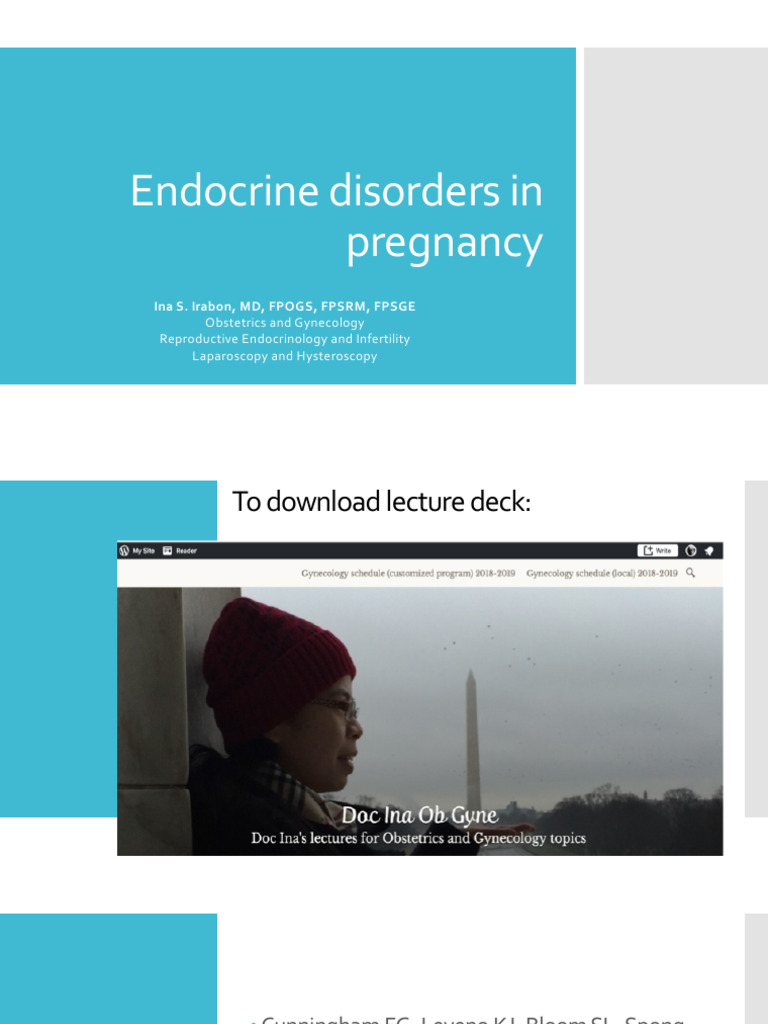Endocrine Disorders During Pregnancy | PDF | Hyperthyroidism ...