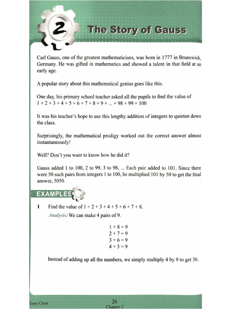 The Story of Gauss | PDF