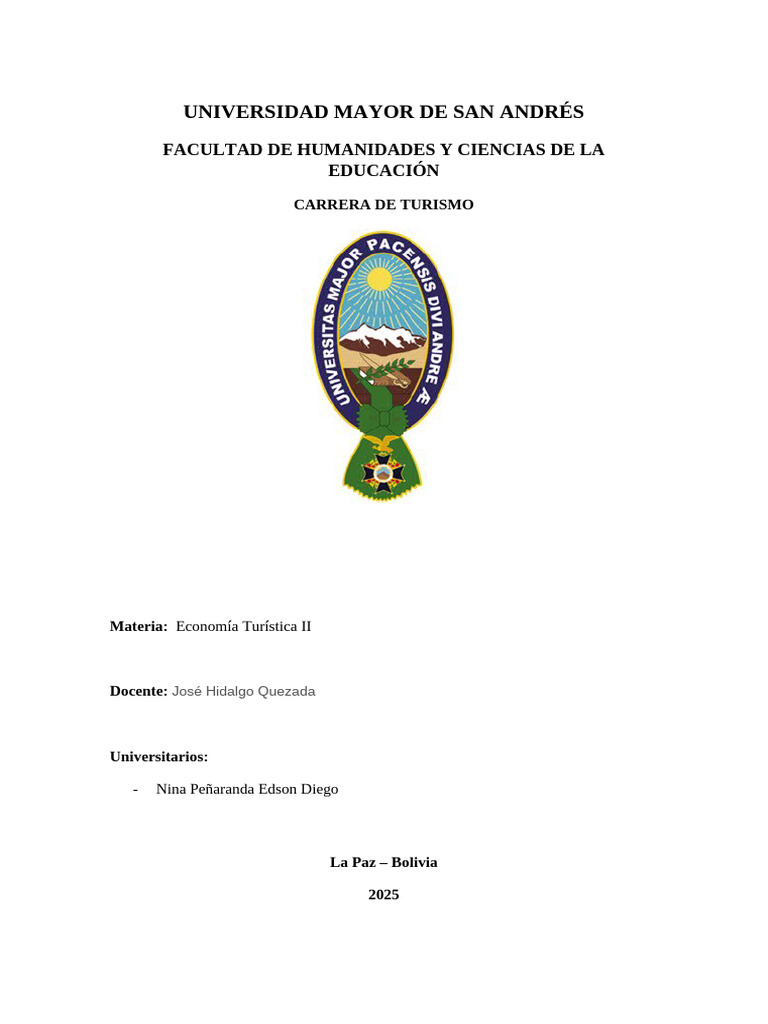 Universidad Mayor de San Andrés | PDF