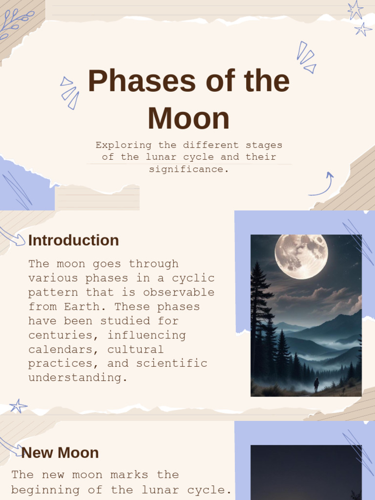 Phases of The Moon - PPTX - 20250403 - 174250 - 0000 | PDF
