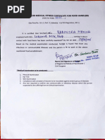Fssai Medical Certificate | PDF | Science & Mathematics