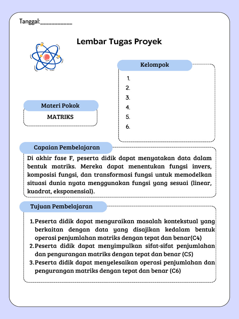 Lembar Proyek | PDF