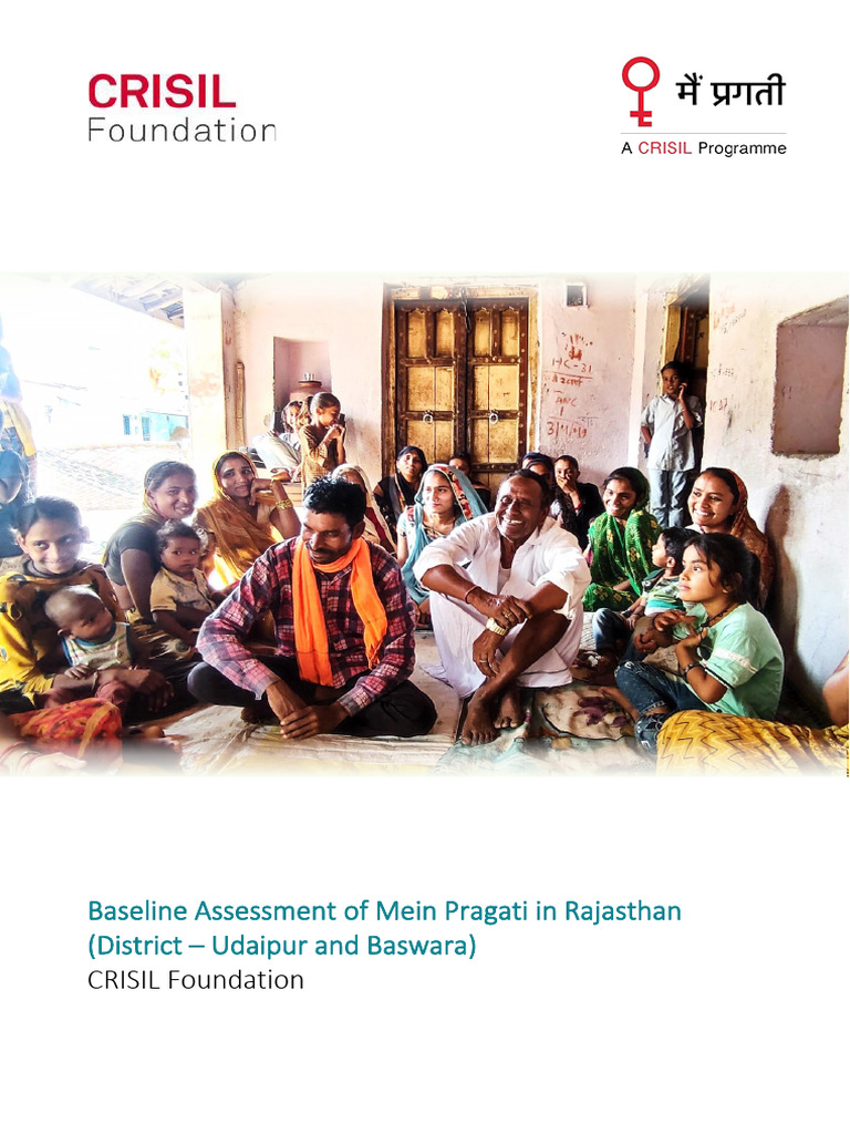 Baseline Assessment: Mein Pragati Rajasthan | PDF | Financial Inclusion ...