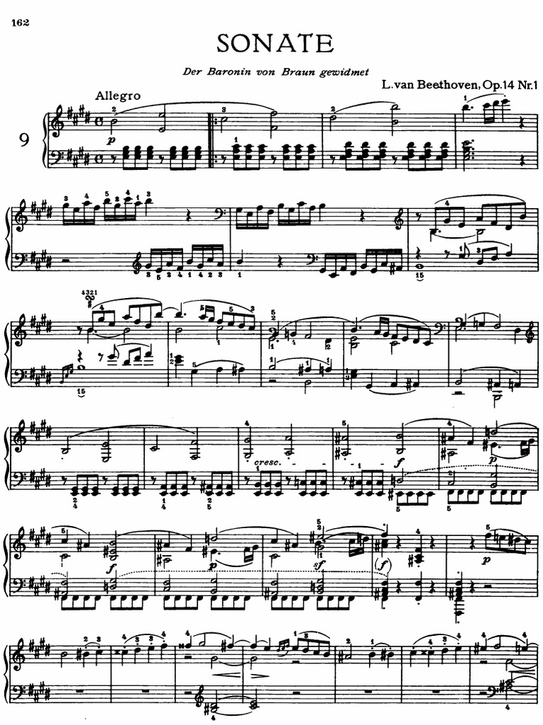 Beethoven Sonata No9 | PDF