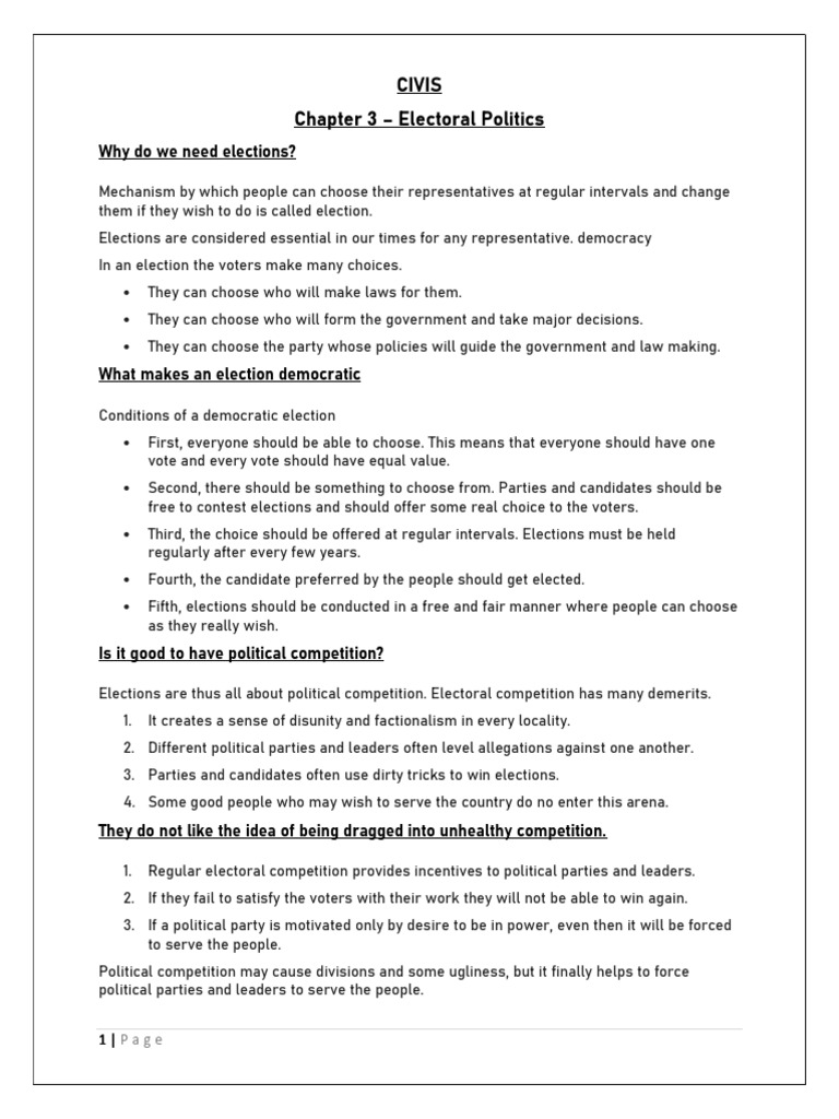 Merits and Demerits of Elections | PDF | Elections | Voting