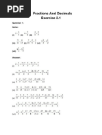 Simplifying Fractions - ANSWERS | PDF