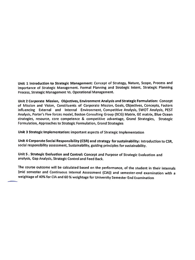 Mba 2nd Sem Syllabus | PDF