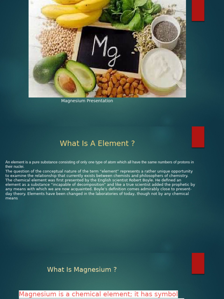 Science Project Magnesium | PDF | Chemical Elements | Magnesium