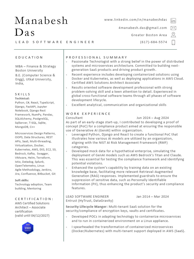 MDas-Resume 250129 165752 | PDF | Microsoft Sql Server | Computer ...