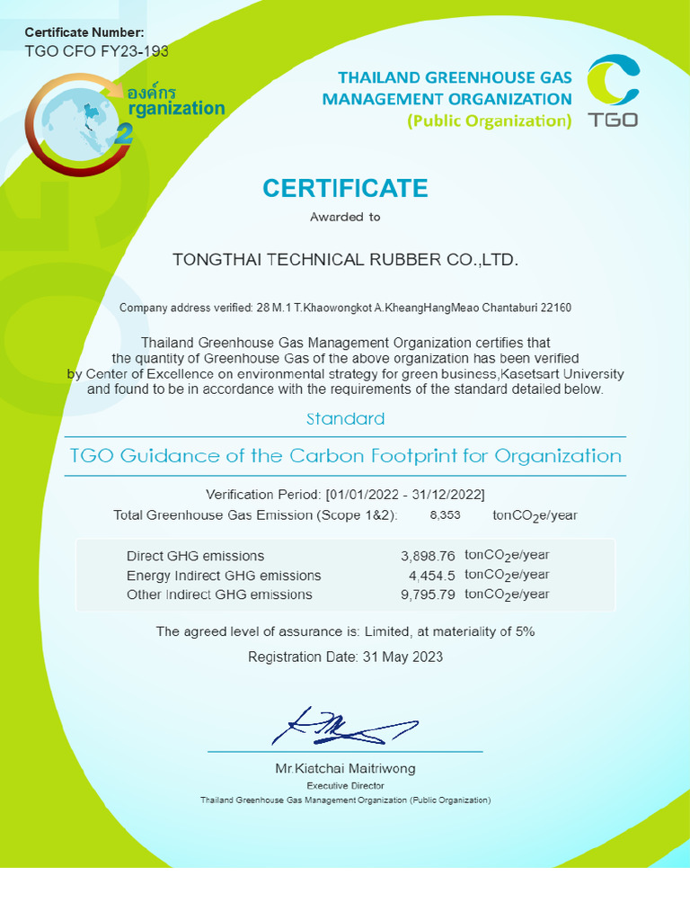 Tgo Cfo Fy23 - 193 TTT | PDF