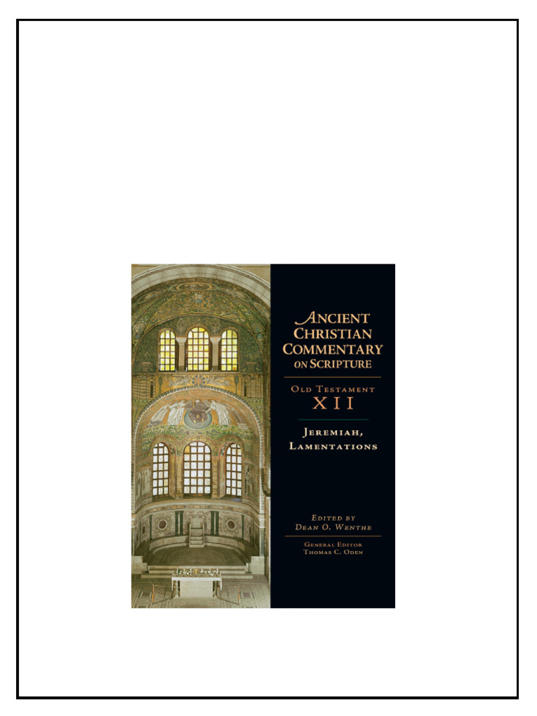 Jeremiah Lamentations Dean O Wenthe PDF Download | PDF
