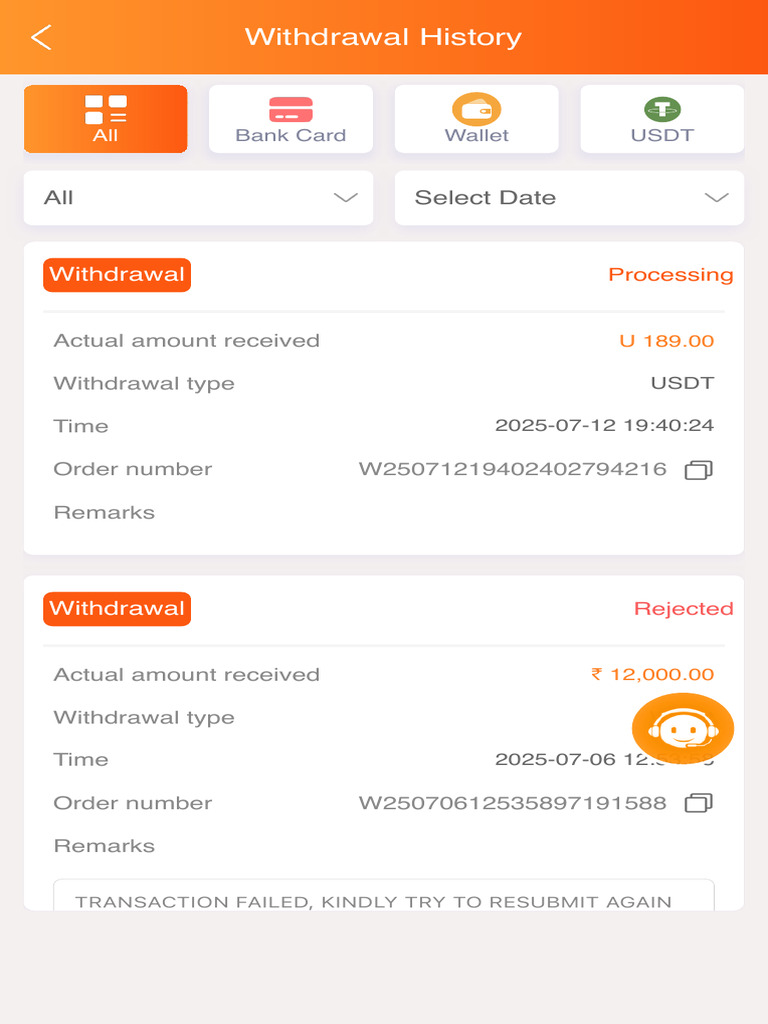 Withdrawal History | PDF