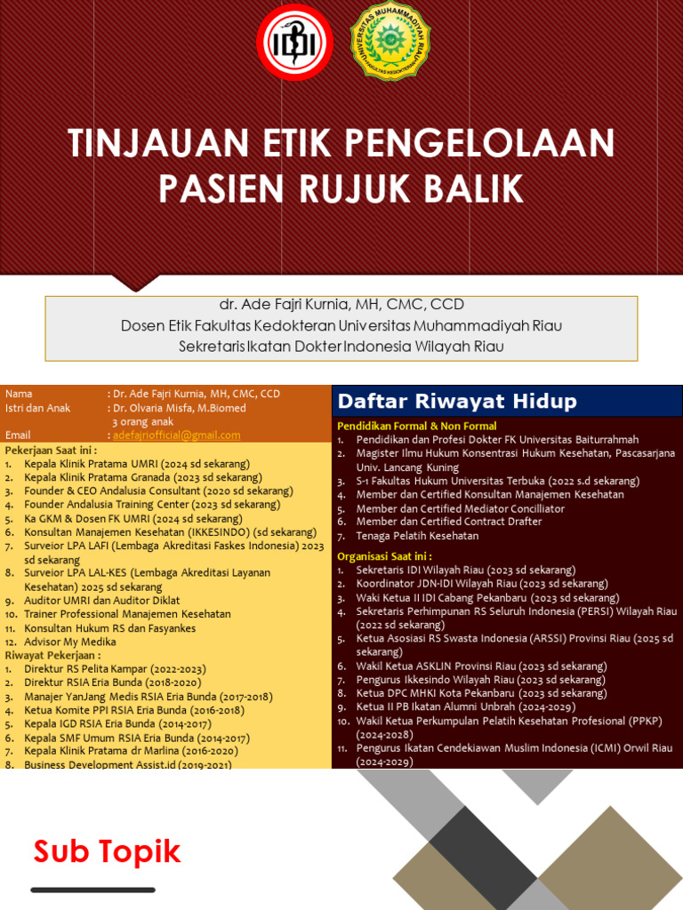 Tinjauan Etik PRB | PDF