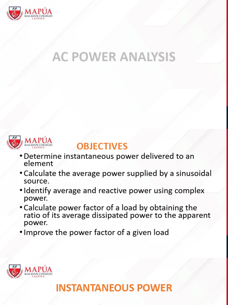 Lesson 3 - AC Power Analysis Part 1 2024-10-01 01-48-55 | PDF