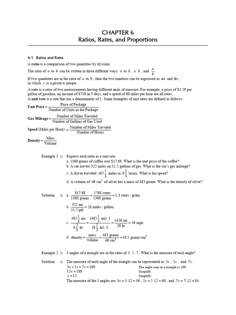 Chapter 6 Acing The New SAT Math | PDF | Ratio | Density