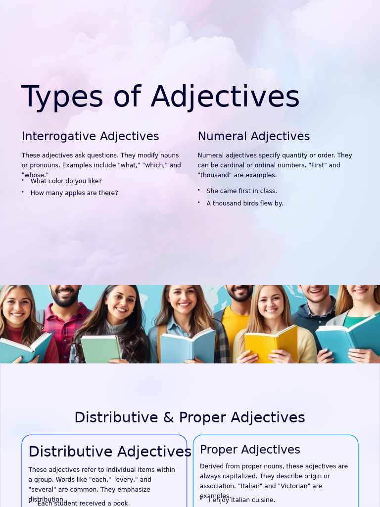Types of Adjectives Explained | PDF