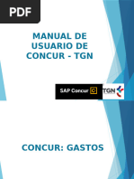 Manual de Uso de Concur para Usuarios | PDF | Contraseña | Tarjeta de ...