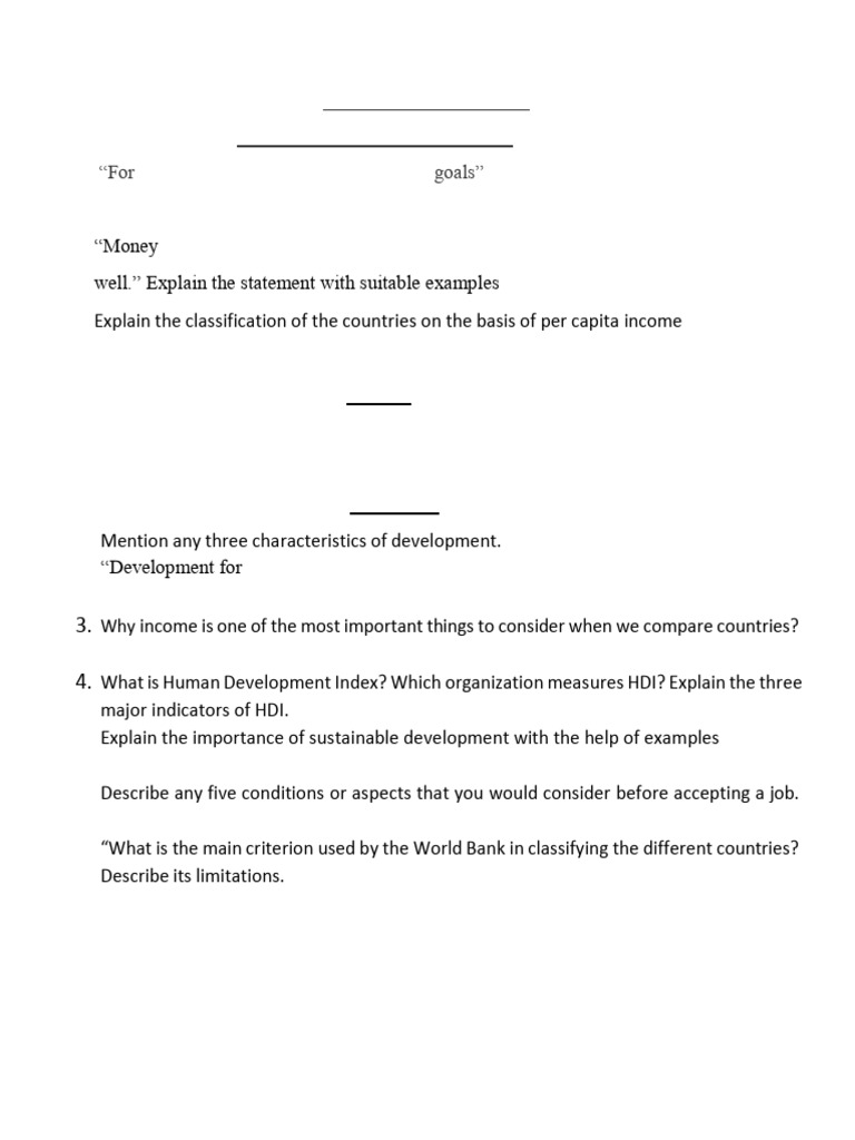 Development Portfolio &worksheet | PDF
