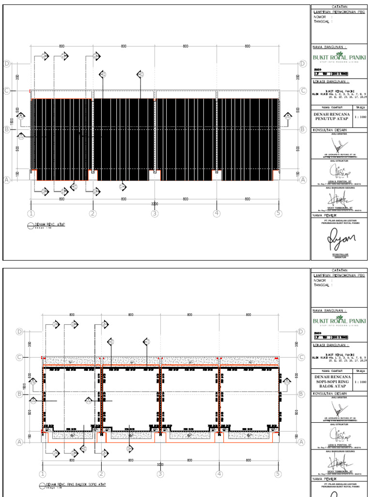 Rencana dan Detail Penutup Atap | PDF