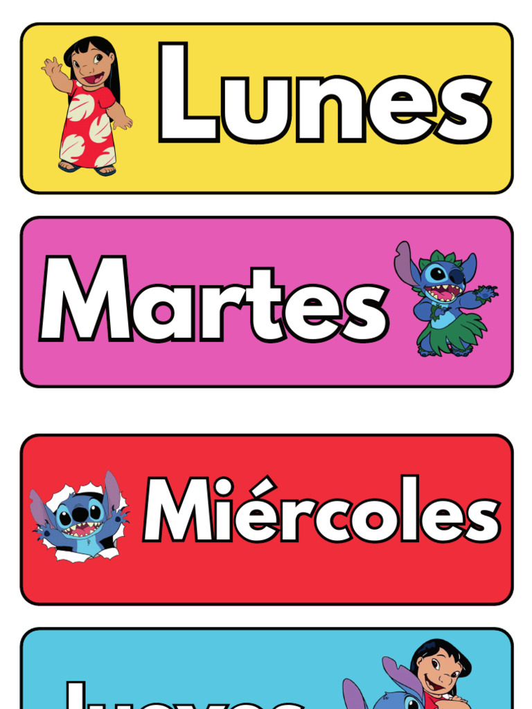 Dias y Meses 3 | PDF