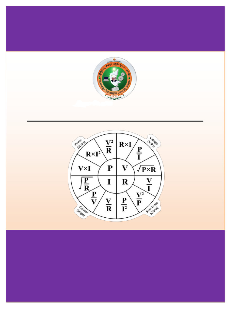 1st Year EEE Formula Handbook | PDF