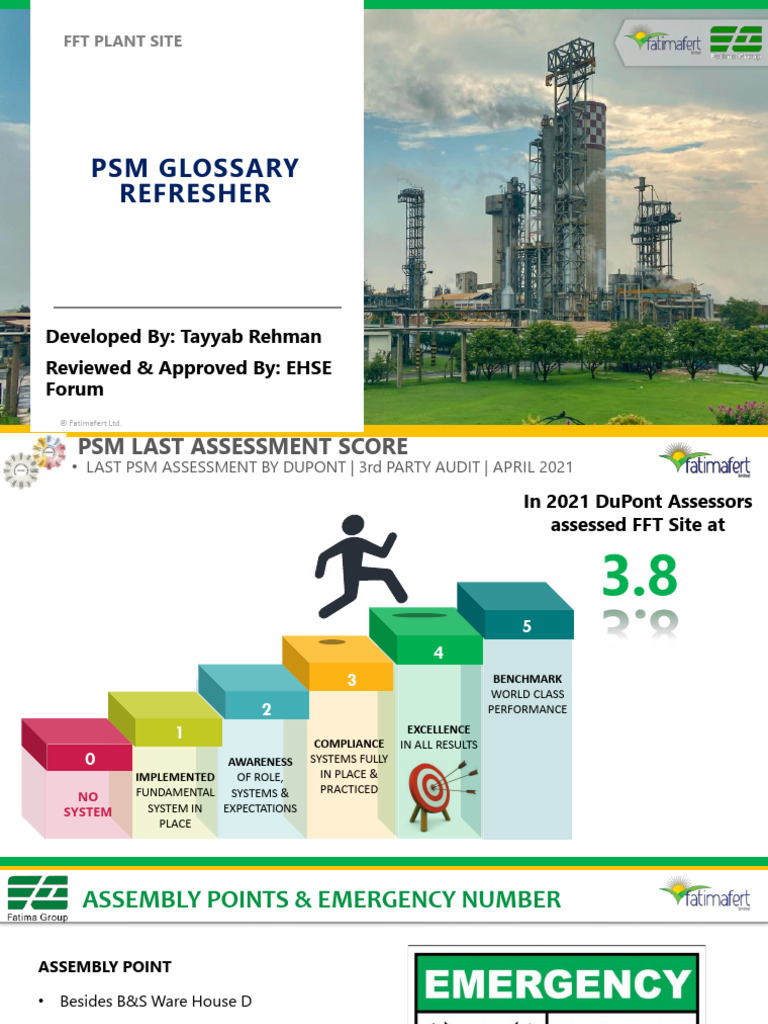 PSM Safety Guidelines and Incident Reports | PDF | Risk | Risk Management
