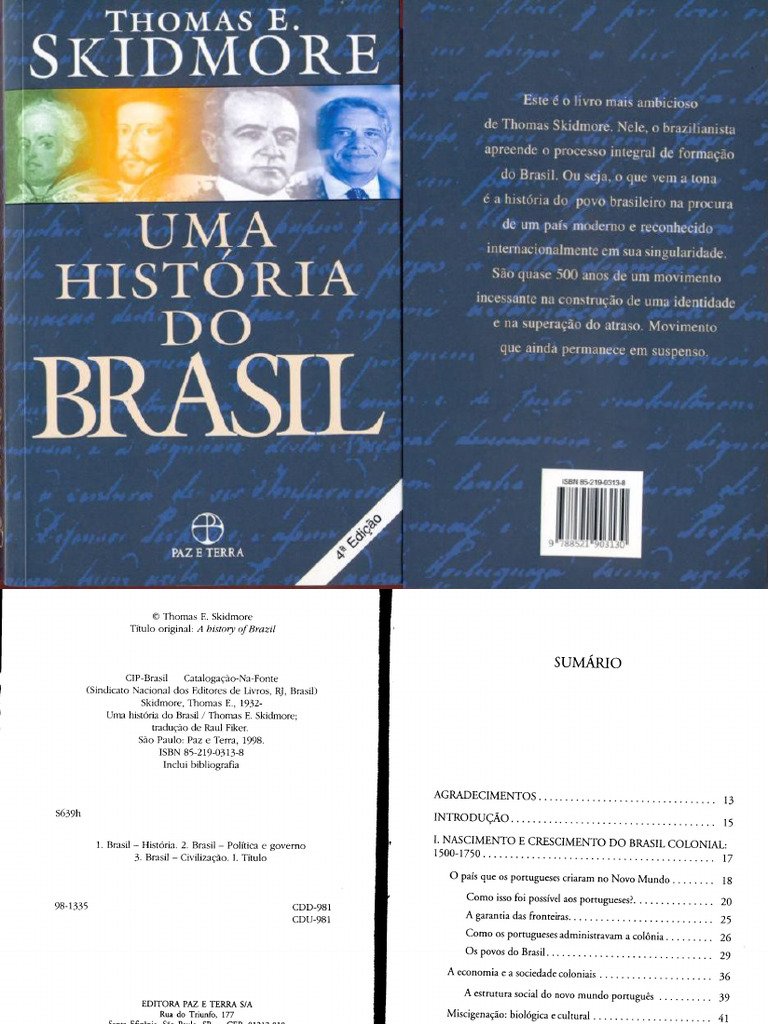 Uma Historia Do Brasil - Thomas Skidmore | PDF