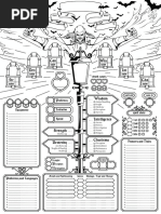 NPC Character Sheet Template 5E | PDF