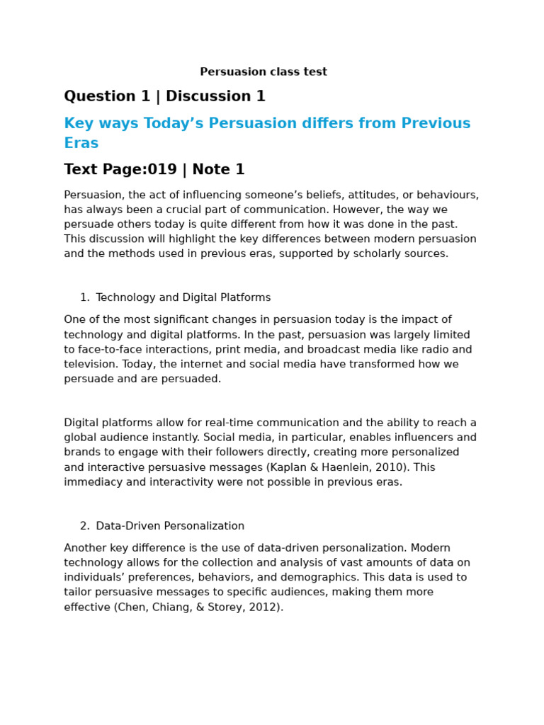 Persuasion Introduction | PDF | Persuasion | Public Speaking