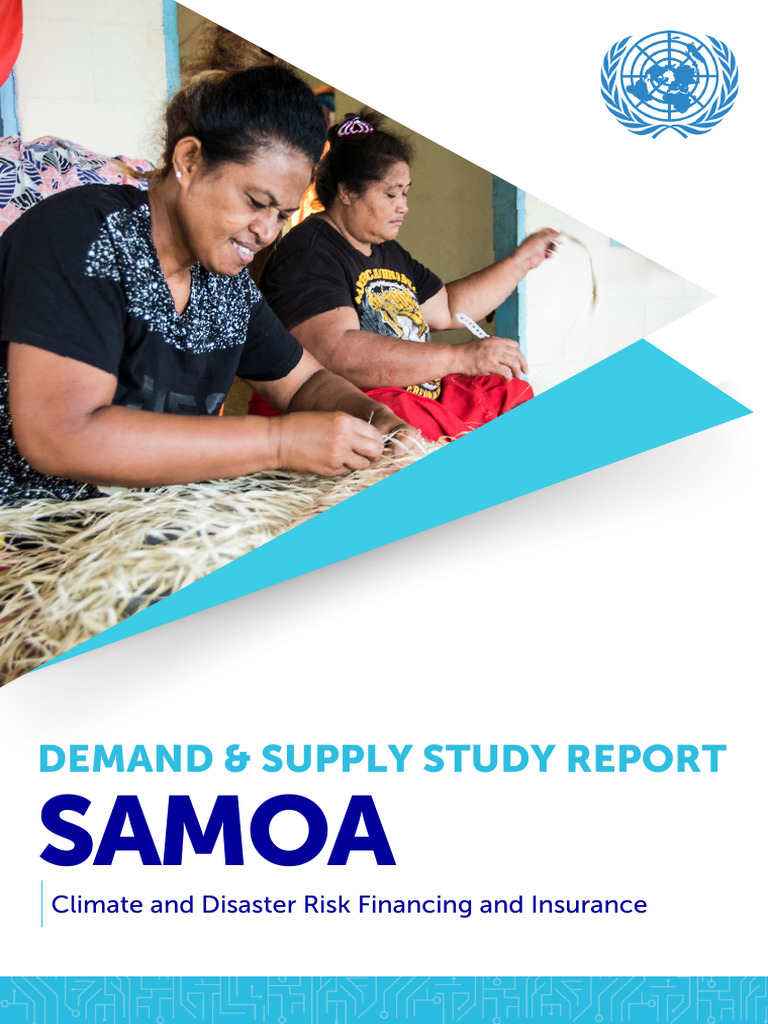 2023 - Samoa Demand and Supply Study | PDF | Natural Disasters | Drought