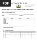TSC Bank Form | PDF