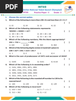 INTSO - MTSO - Grade-5 - Practice Paper-1 - 2024 | PDF | Arithmetic ...