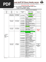 Davv Exam Time Table | PDF